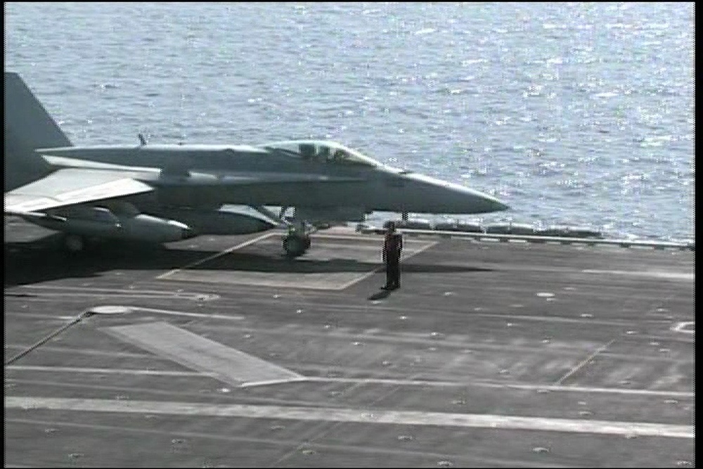DVIDS - Video - Planes Takeoff From Aircraft Carrier
