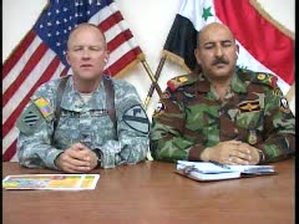 DVIDS - Video - Col. Sutherland and Maj. Gen. Shakir Part 2