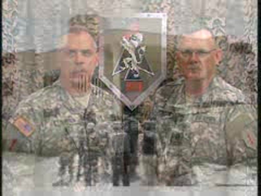DVIDS - Video - Col. Burton and Command Sgt. Maj. Fortune