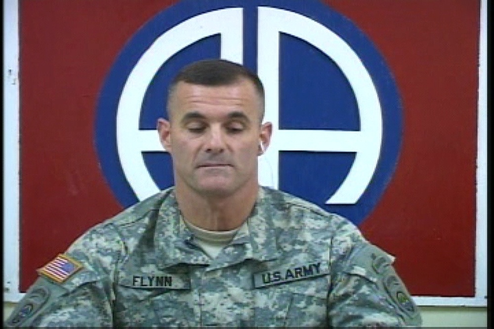 DVIDS - Video - Col. Flynn, Part 1