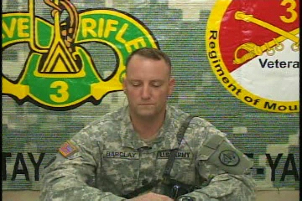 DVIDS - Video - Lt. Col. Barclay