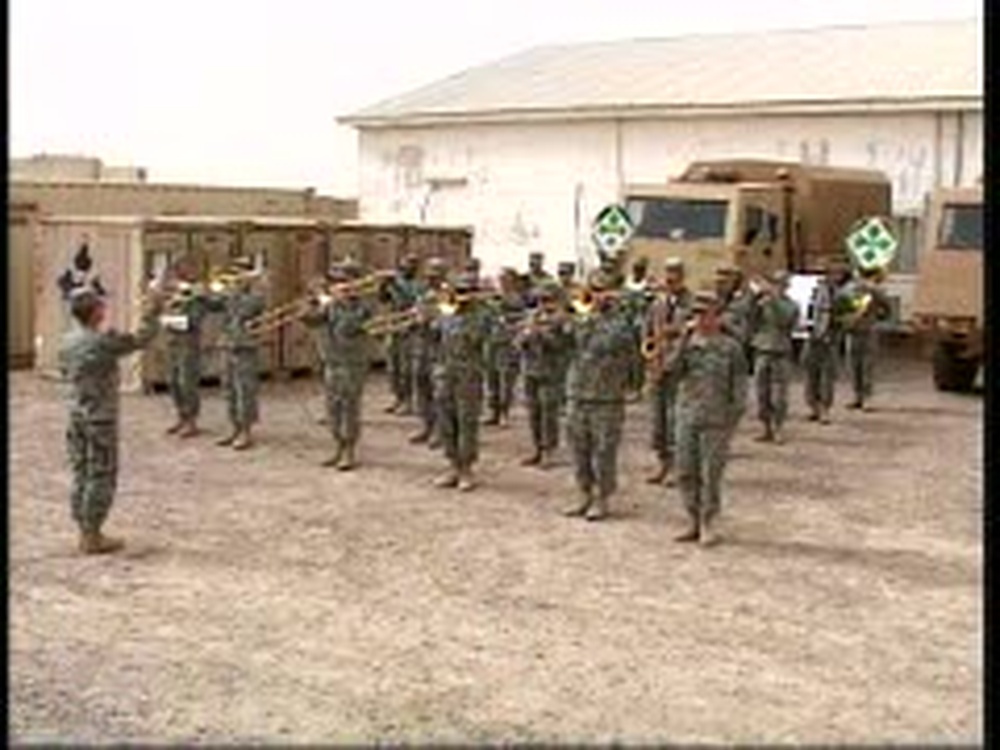 DVIDS - Video - 4th Infantry Division Band Performs National Anthem