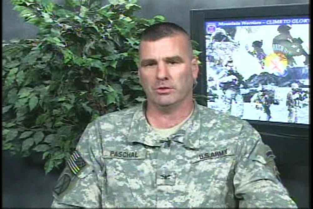 DVIDS - Video - Col. Paschal - Part 1