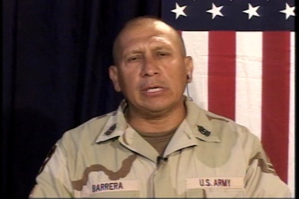 DVIDS - Video - 1st. Sgt. Barrera