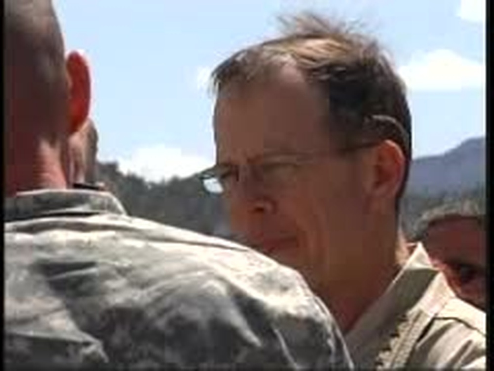 DVIDS - Video - Adm Michael Mullen at Combat Outpost Deysie