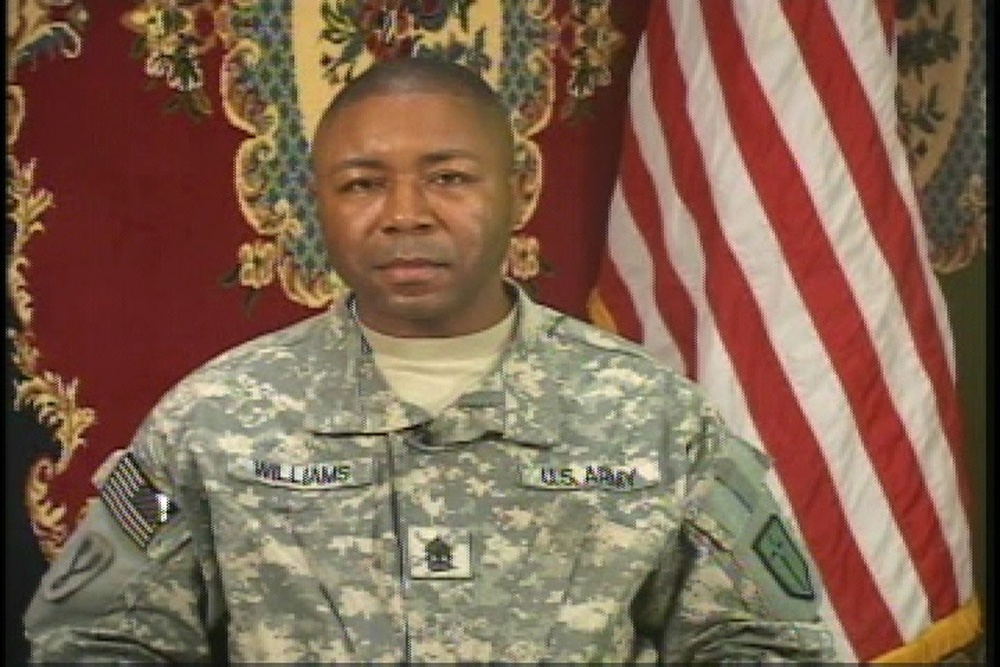 DVIDS - Video - 1st Sgt. Williams