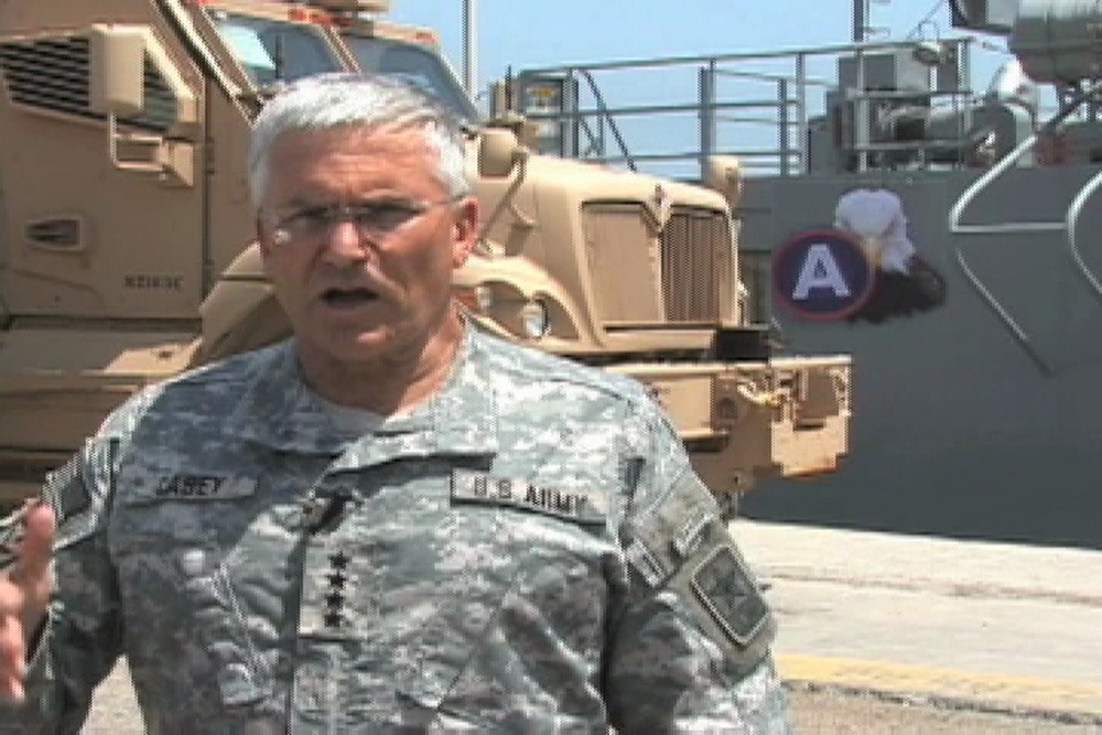 DVIDS - Video - Gen. Casey Visits Third Army - Package