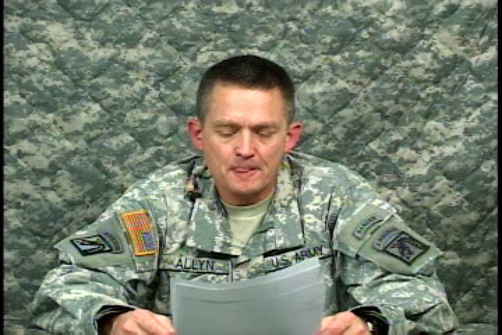 DVIDS - Video - Maj. Gen. Allyn, Part 1