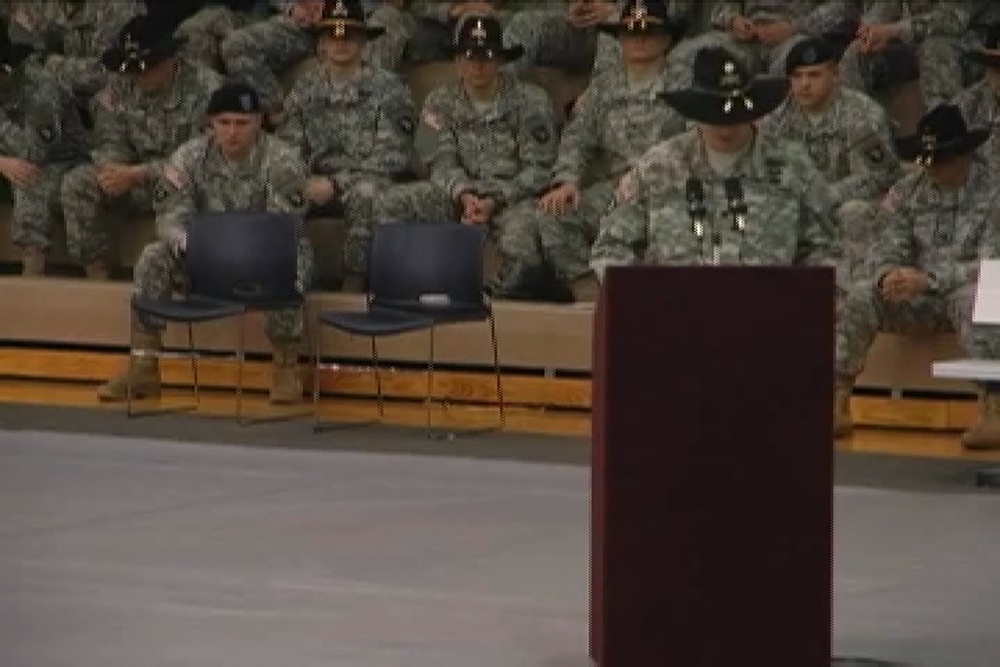 DVIDS - Video - 1st Squadron 75th Cavalry Regiment Conducts Change of ...