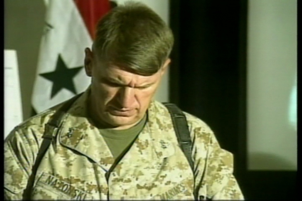 DVIDS - Video - Fallujah Press Conference, Maj. Gen. Richard Natonski ...