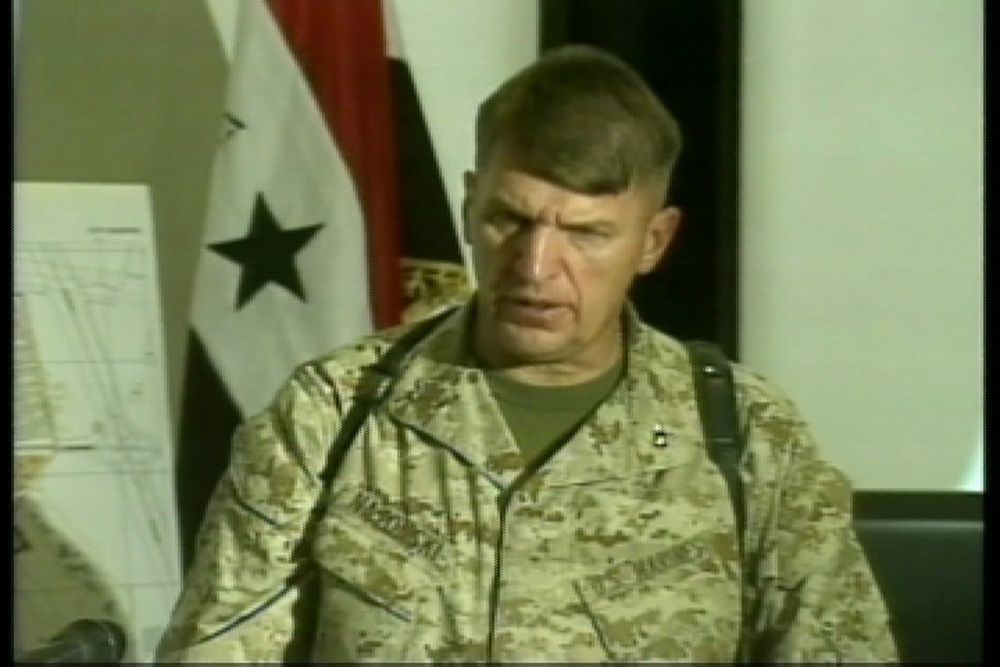 DVIDS - Video - Fallujah Press Conference, Maj. Gen. Richard Natonski ...