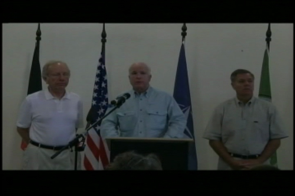 DVIDS - Video - Senators John McCain, Joe Lieberman and Lindsey Graham ...