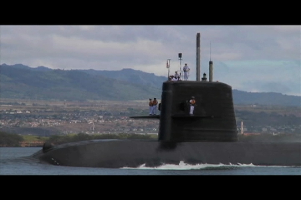 DVIDS - Video - Japanese Oyashio JS Mochishio SS 600 Departs JB Pearl ...