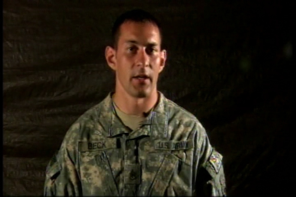 DVIDS - Video - Staff Sgt. David Beck - Award Acceptance