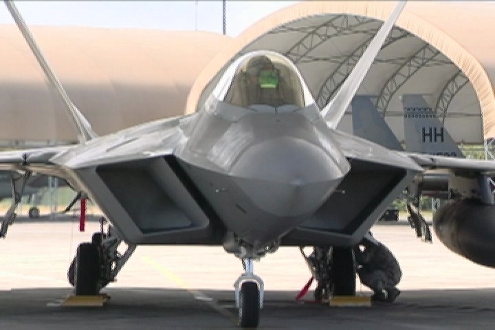 DVIDS - Video - F-22's Arrive at Hickam