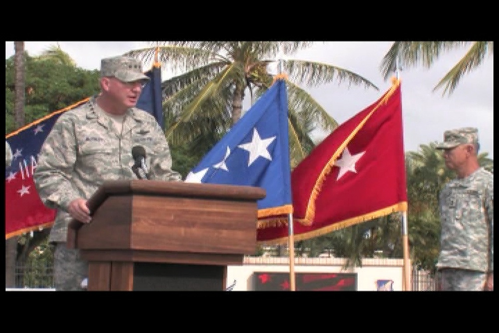 DVIDS - Video - Hawaii Gov. Lingle and Maj. Gen. Lee Honored at Hickam AFB