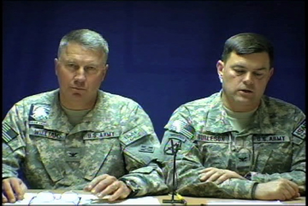 DVIDS - Video - Col. Willard Burleson, and Col. Daniel Williams, Part 1