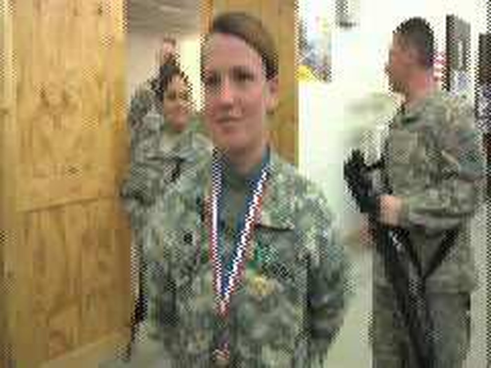 DVIDS - Video - Command Sgt. Maj. Clifton H. Johnson, Spc. Courtney Pollard
