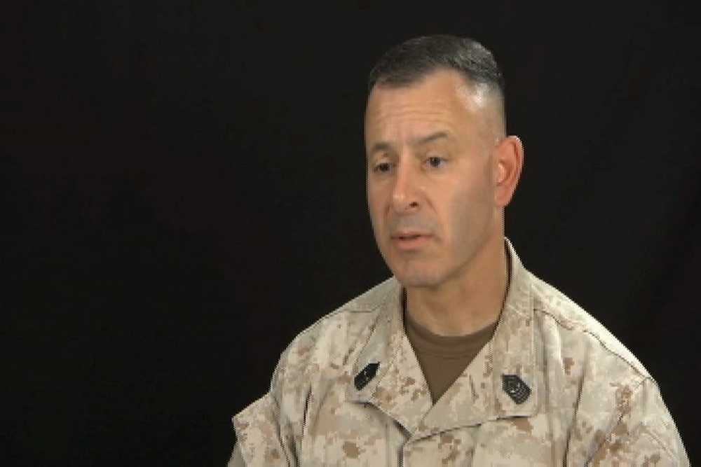 DVIDS - Video - Marine Sgt. Maj. Dan N. Altieri, Part 1
