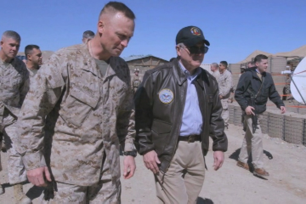 DVIDS - Video - Look Live: Secretary of Defense Visits FOB Jackson
