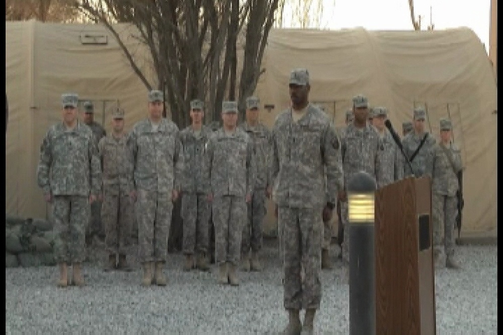 DVIDS - Video - USFOR-A Combat Patch Ceremony, Package