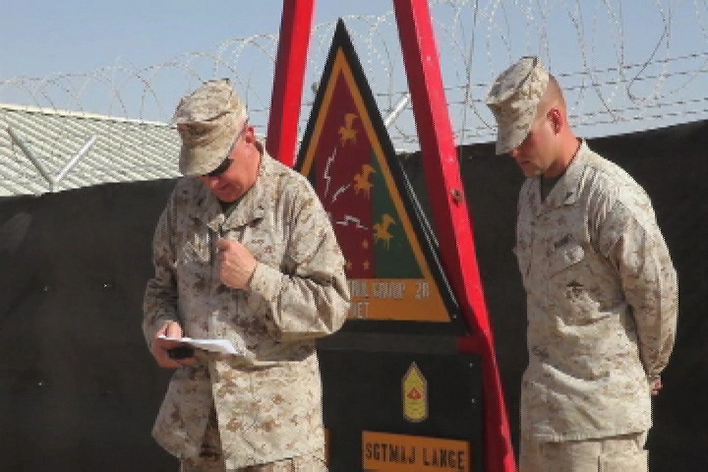 DVIDS - Video - Lt. Col. Ben "Chili" Palmer Dedication Ceremony - Part 1