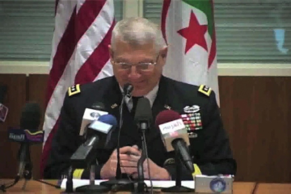 DVIDS - Video - General Carter F. Ham Press Conference With Algerian ...