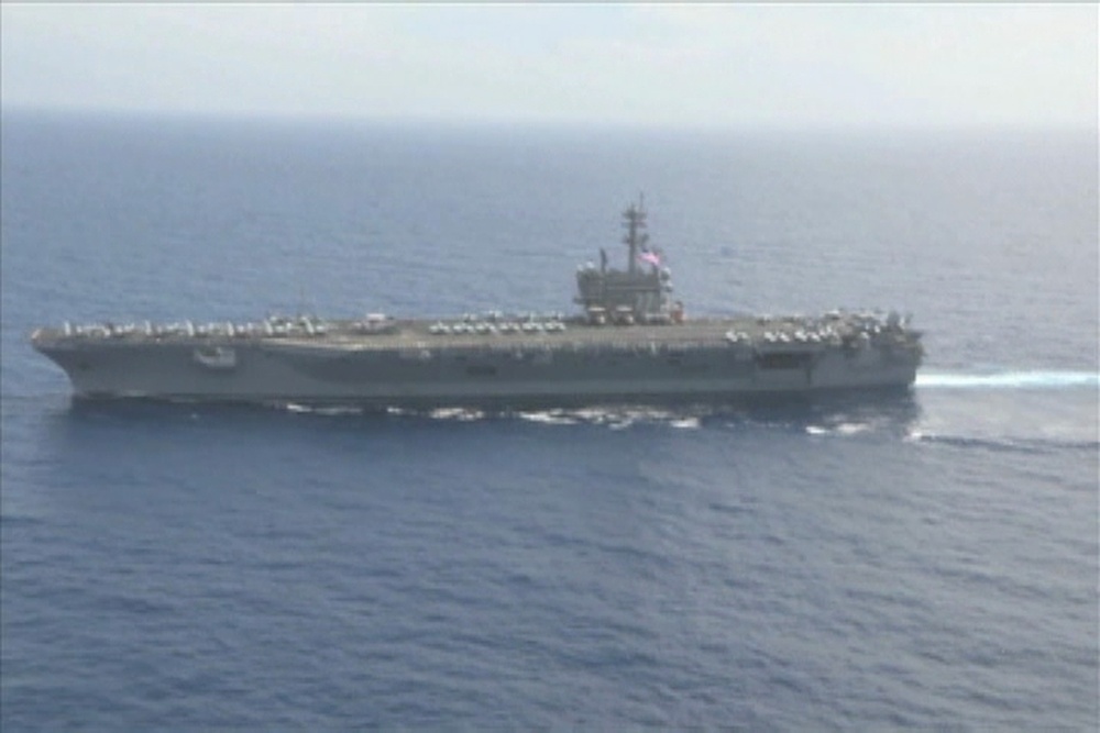 DVIDS - Video - USS George H.W. Bush at Sea