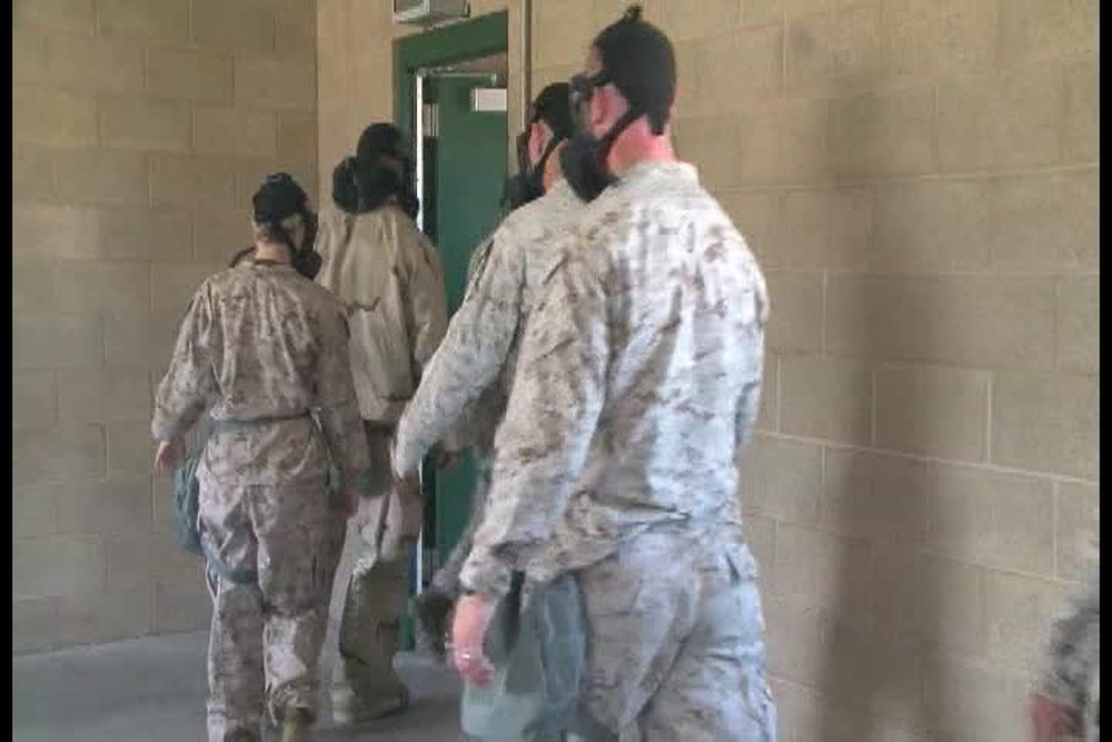 DVIDS - Video - Marines conduct gas chamber exercise