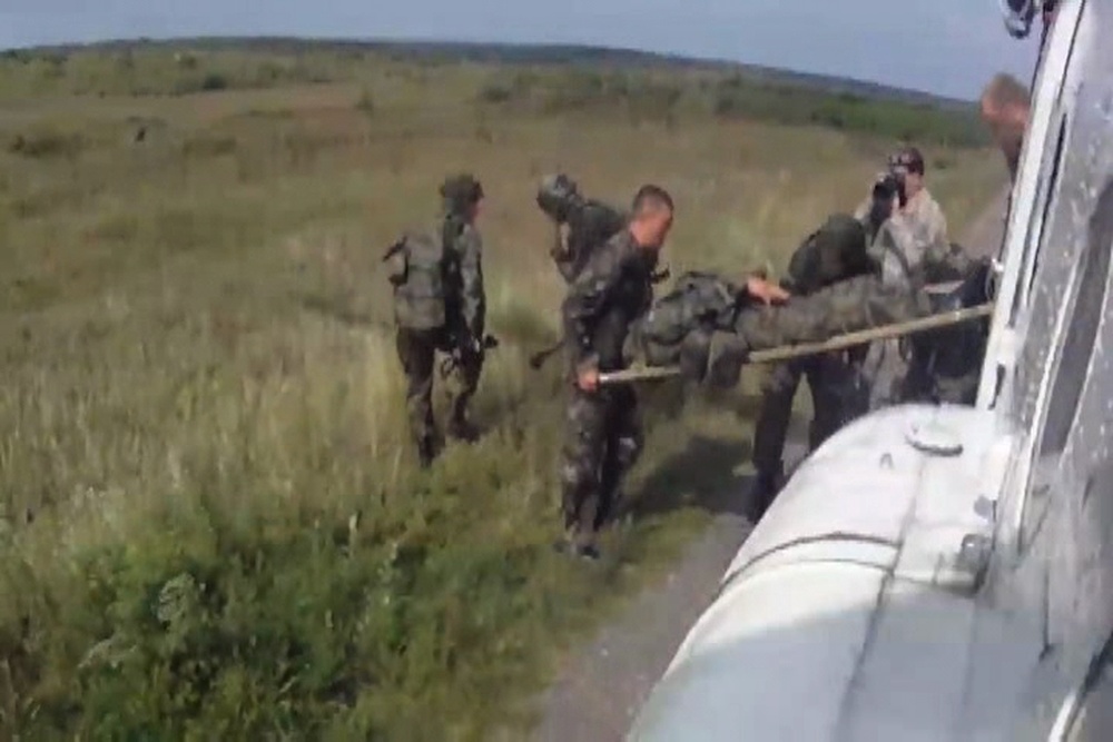 DVIDS - Video - Ukrainian and Serbian Forces Perform MEDEVAC Training ...