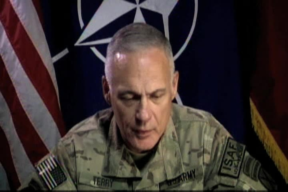 DVIDS - Video - Maj. Gen. James Terry Press Briefing, Part 1