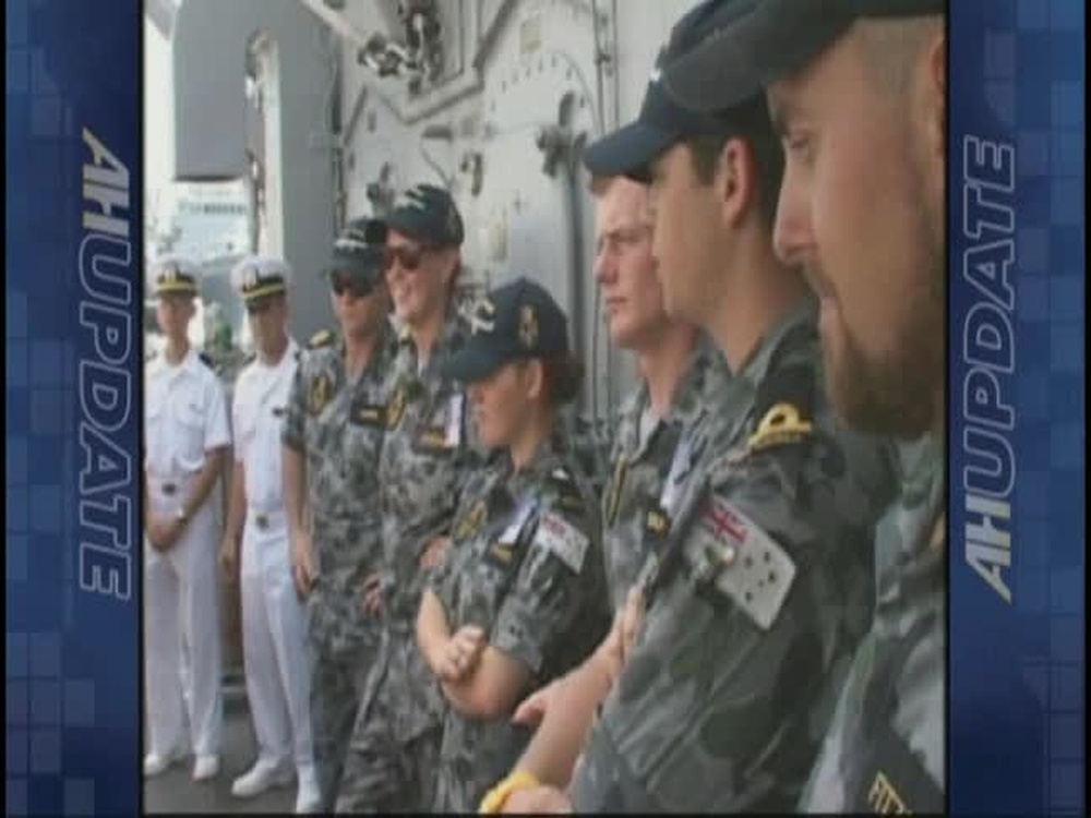 DVIDS - Video - All Hands Update: Australians Visit USS Defender in ...