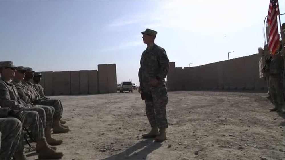 DVIDS - Video - CSM Kelley Talks to his Soldiers Before Leaving Iraq