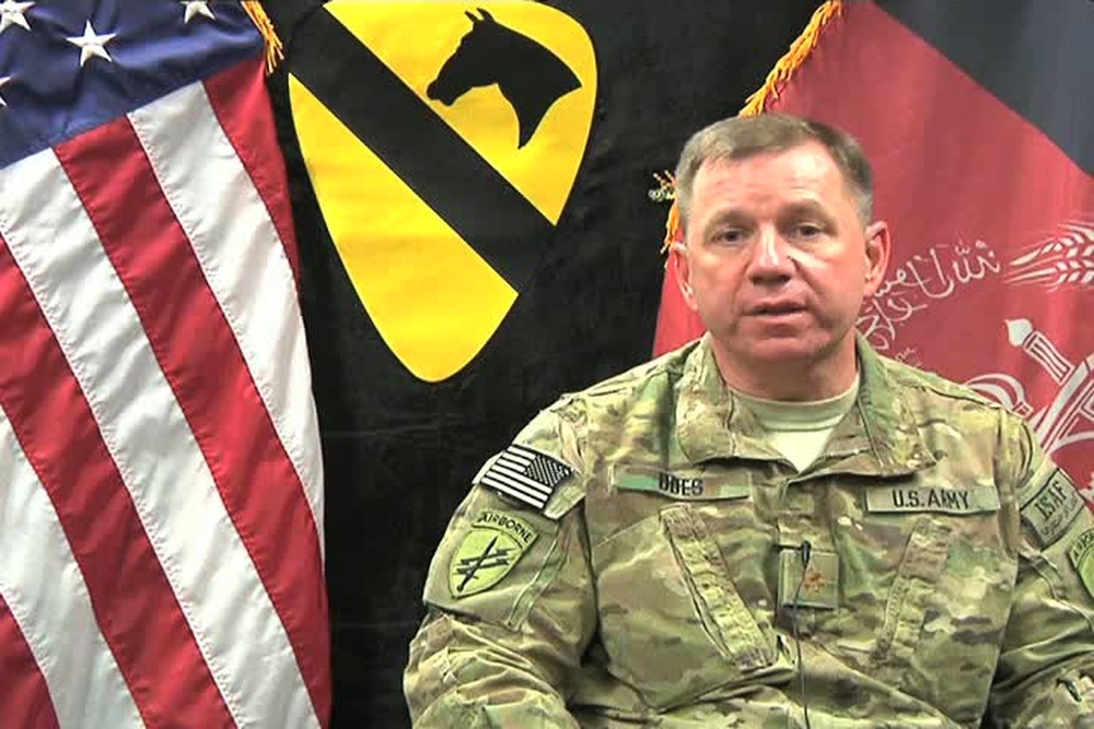 DVIDS - Video - Maj. Ken Boes Sends a Shoutout to the New York Giants