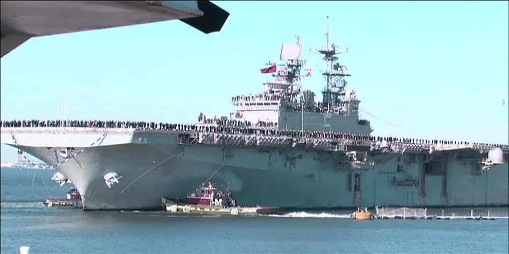 DVIDS - Video - USS Bataan Returns to Port, Part 1
