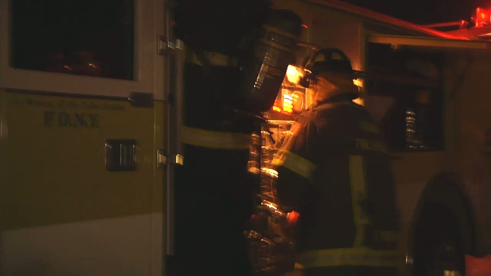 DVIDS - Video - Firefighters Douse Flames