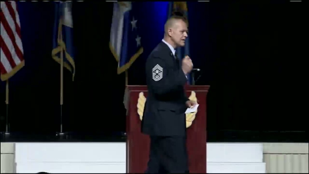 DVIDS - Video - CMSAF James Roy Air Force Speaks at the Association's ...