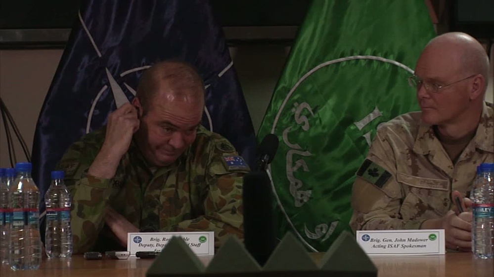 DVIDS - Video - Media Roundtable with Brig. Gen. Roger Noble and Brig ...