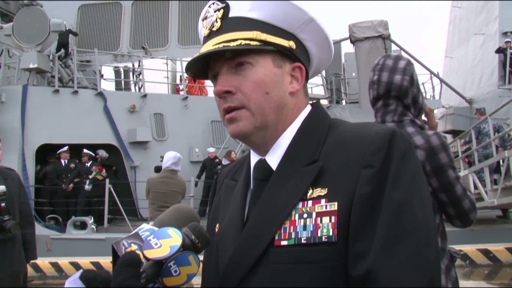 DVIDS - Video - All Hands Update: USS Oscar Austin (DDG79) Returns to ...