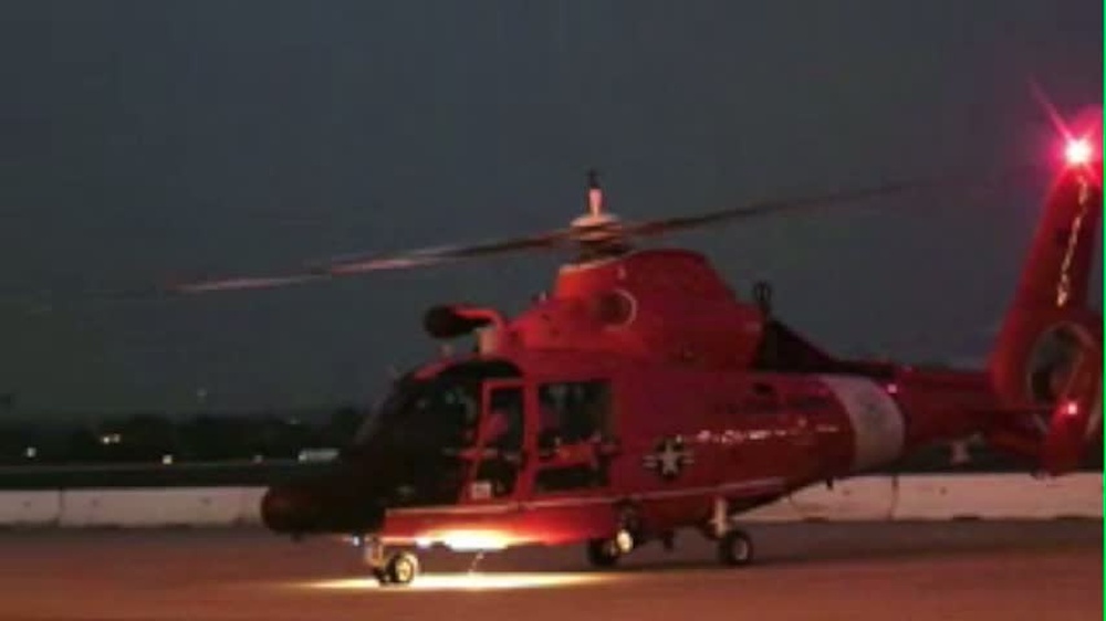 DVIDS - Video - Coast Guard Helicopter Night Operations