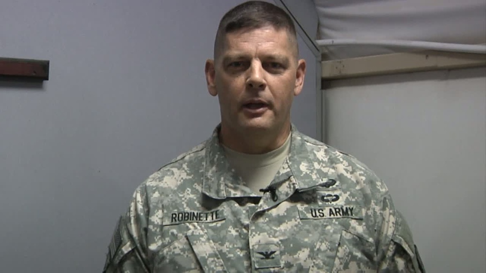 DVIDS - Video - Col. Gregory W. Robinette