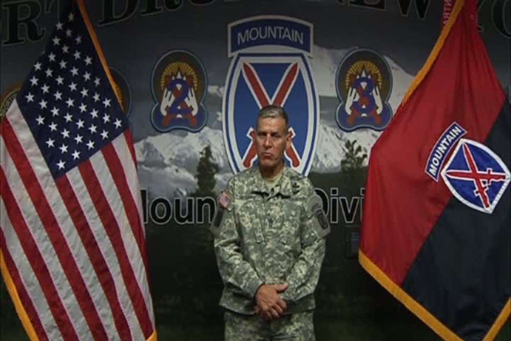 DVIDS - Video - Command Sgt. Maj. Rick Merritt thanks Luke Gasparre on ...