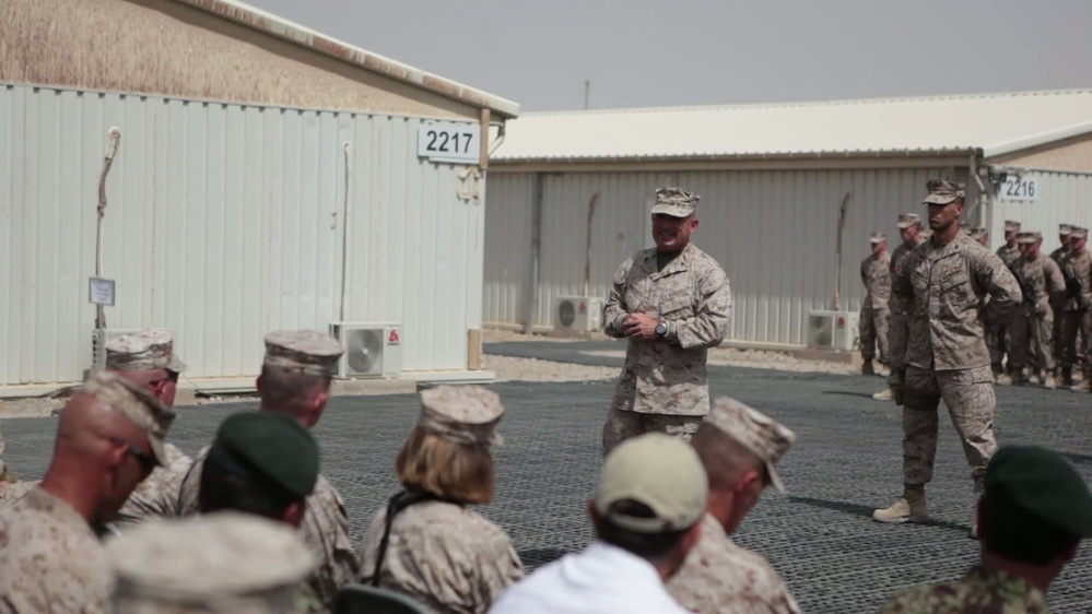 DVIDS - Video - Col. Renforth's Casing of the Colors Ceremony Speech