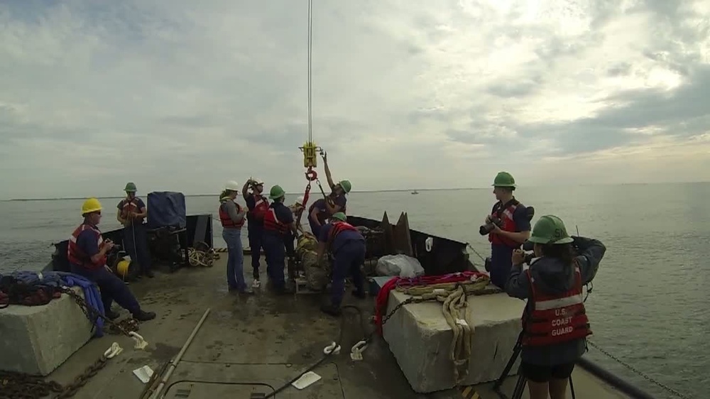 DVIDS - Video - Coast Guard Cutter Smilax Recovering Pirate Cannons ...