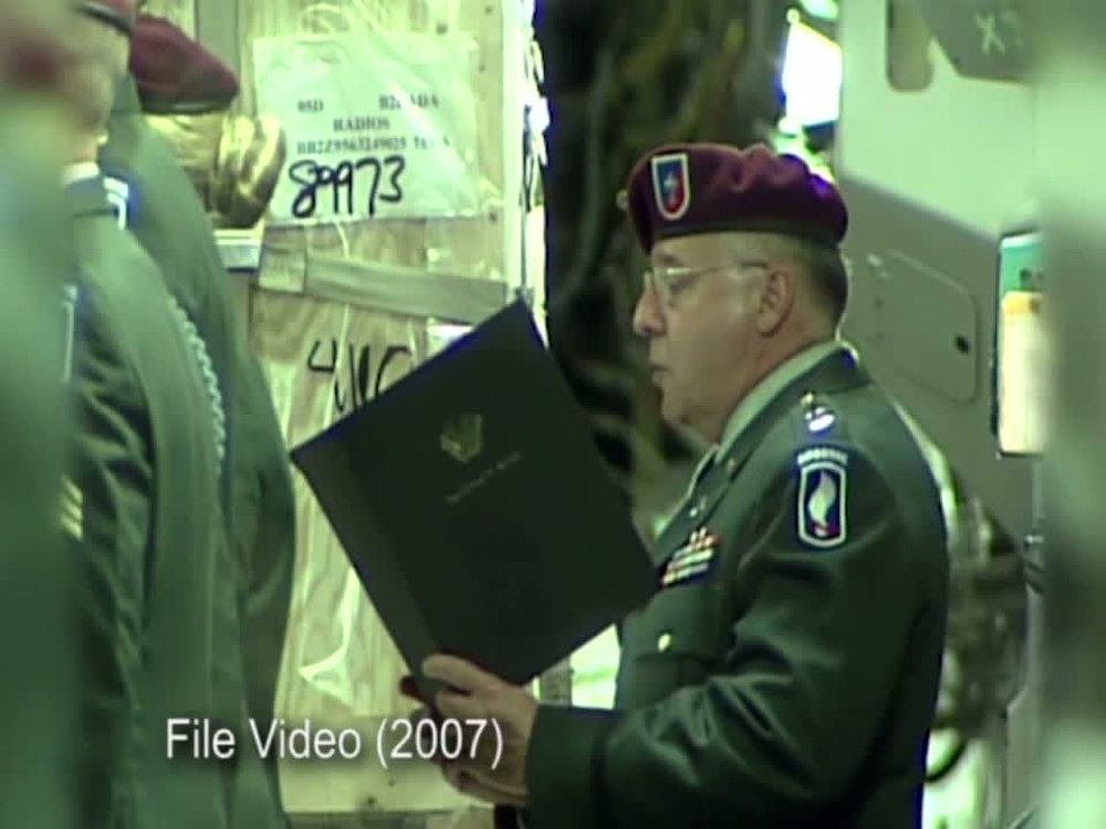 DVIDS - Video - Soldiers Update: 1SG Curry Dedication