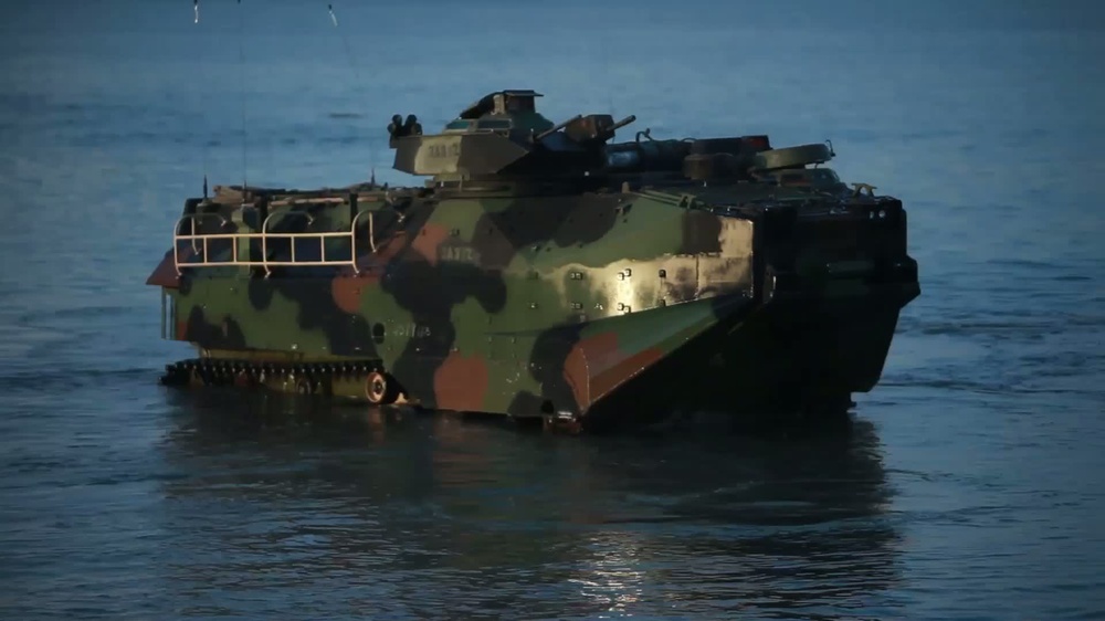 DVIDS - Video - Assualt Amphibious Vehicle Landing Exercise