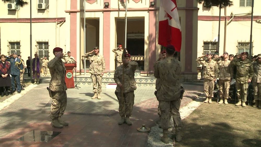 DVIDS - Video - Canadian Final Flag Lowering Ceremony