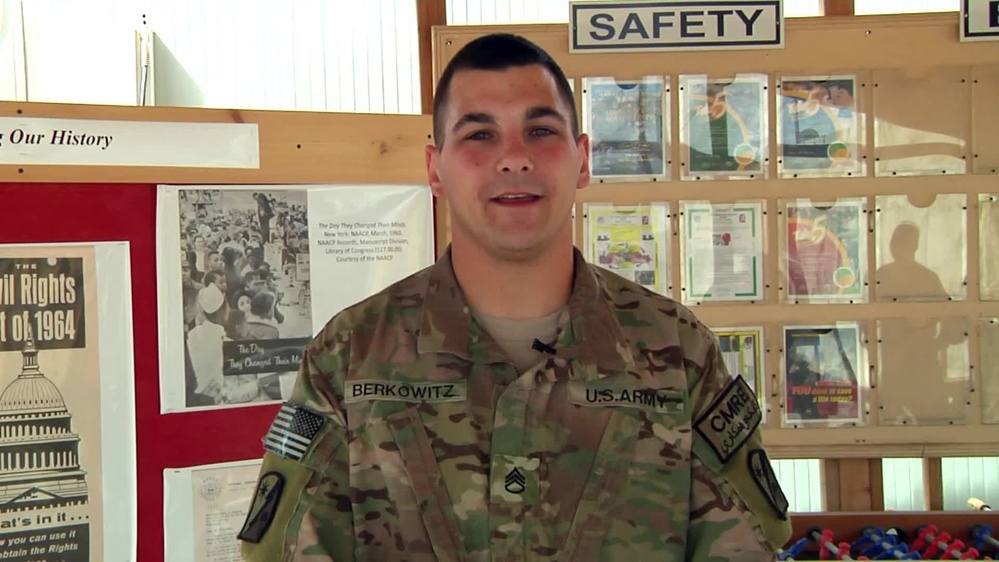 DVIDS - Video - Army Staff Sergeant Anthony Berkowitz