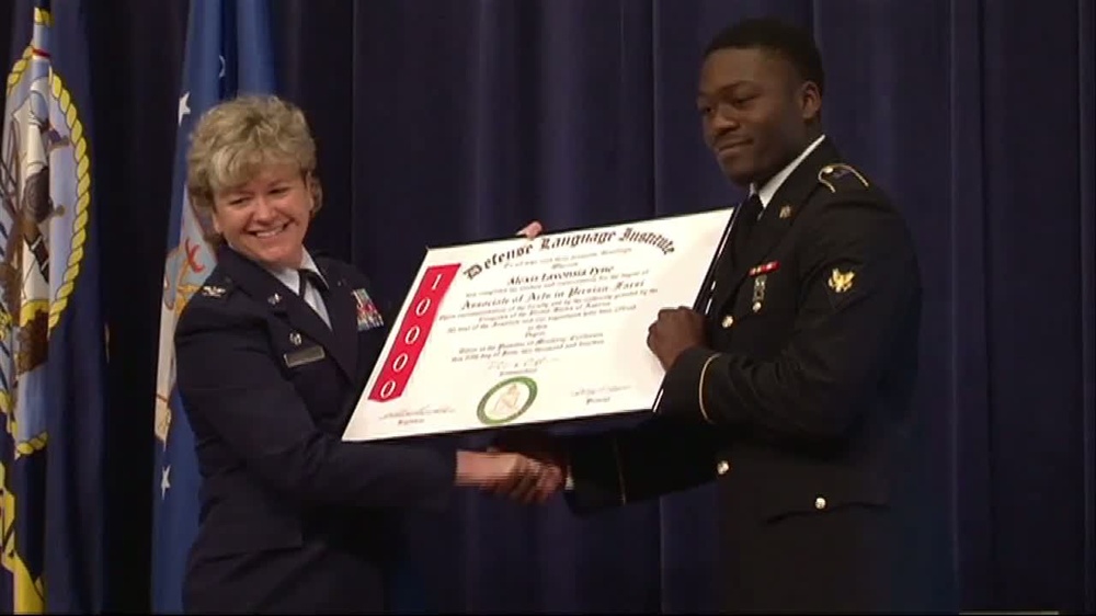 DVIDS - Video - DLIFLC awards 10,000th foreign language AA degree