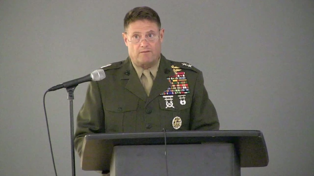 DVIDS - Video - Maj. Gen. Clark - Gunnery Sgt. Jonathan Gifford Navy ...